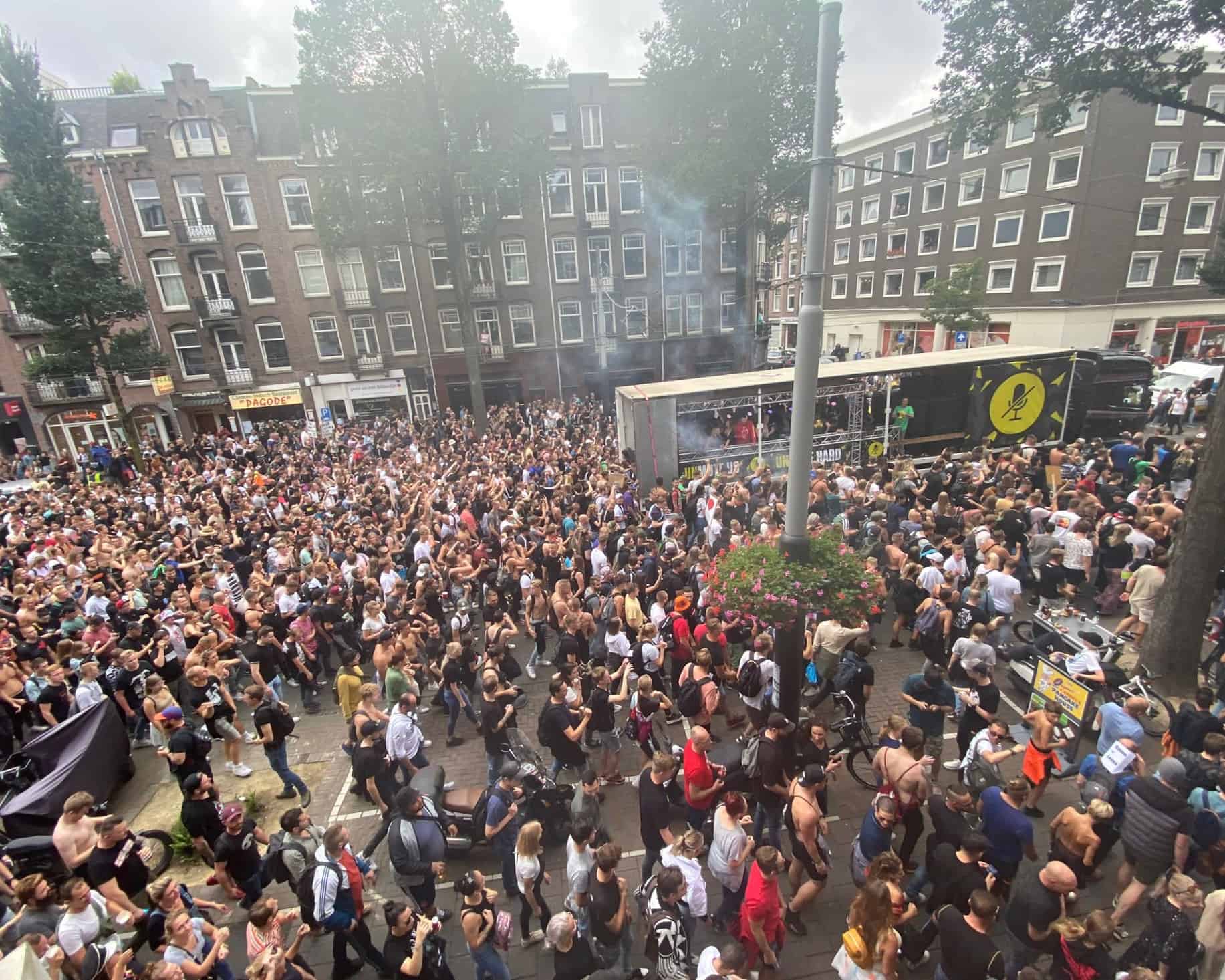 Vele tienduizenden demonstranten bij Unmute Us afgelopen zaterdag